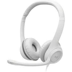 Audifonos Logitech H390, Diadema, Blanco - Binaural