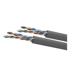 Bobina Wam de Cable Cat5e UTP para Exteriores, 305 Metros, Gris