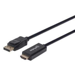 Cable Adaptador Manhattan DisplayPort a HDMI 4K, 1.0M