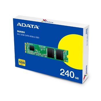 Unidad de Estado Sólido Adata Ultimate SSD SU650, 240GB, M.2