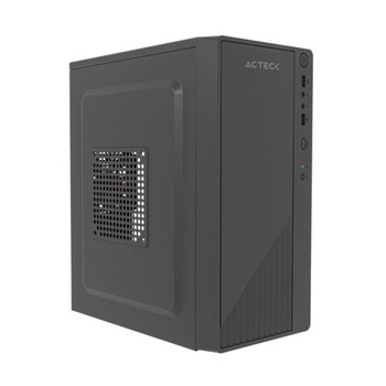 Gabinete ACTECK Compacto Mini Torre Kioto GC220F Max MB M-ATX Fuente ATX 500 W 2x USB 2.0 + Full ...
