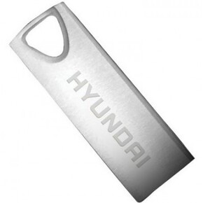 Memoria USB Hyundai Bravo Deluxe, 16GB, 2.0, U2BK/16GAS, color Plata