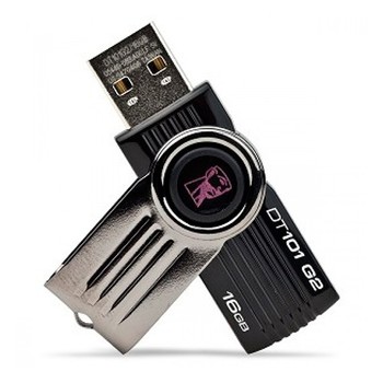 Memoria Flash USB Kingston DT101 G2 16GB Negra