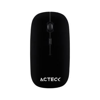 Mouse Acteck NTRY 200, Óptico, RF Inalámbrico, 1200 DPI, Negro