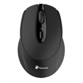 Mouse Nextep NE-410E, Inalambrico, Ergonómico, USB 1600 DPI, Negro