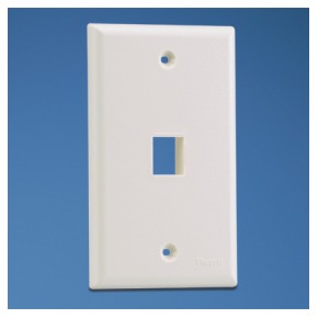 Placa Panduit Vertical NK1FIWY 1 Ventana Blanco