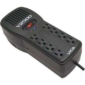 Regulador VICA V2500, Capacidad 2500VA / 1500W, con 8 tomas reguladas ...